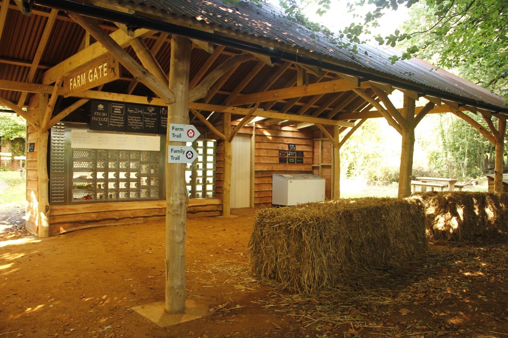 Bore Place open 'The Farm Gate' selling their produce - Produced in Kent