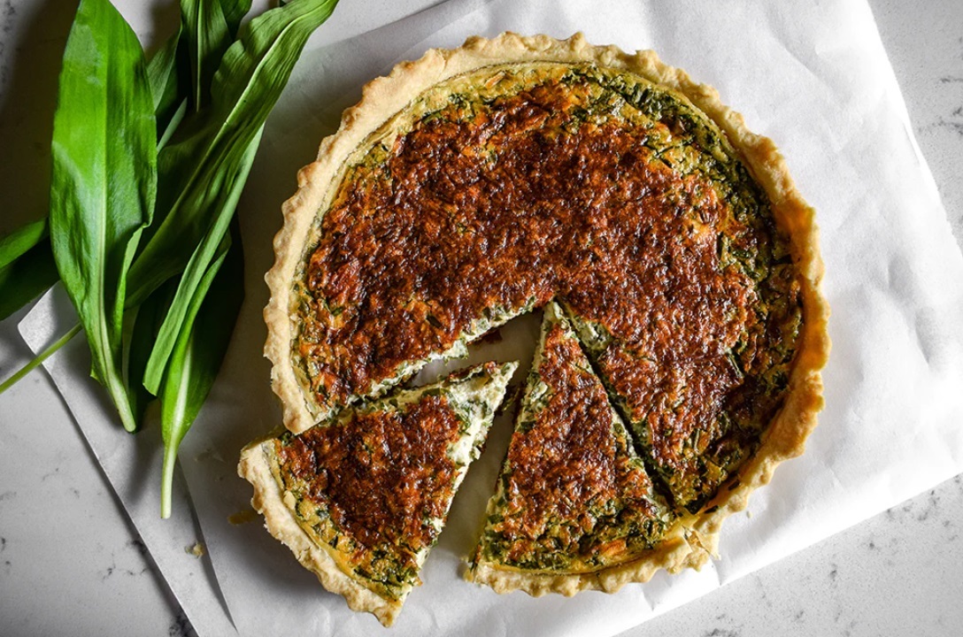 Recipe: Wild Garlic Quiche from Macknade - Produced in Kent