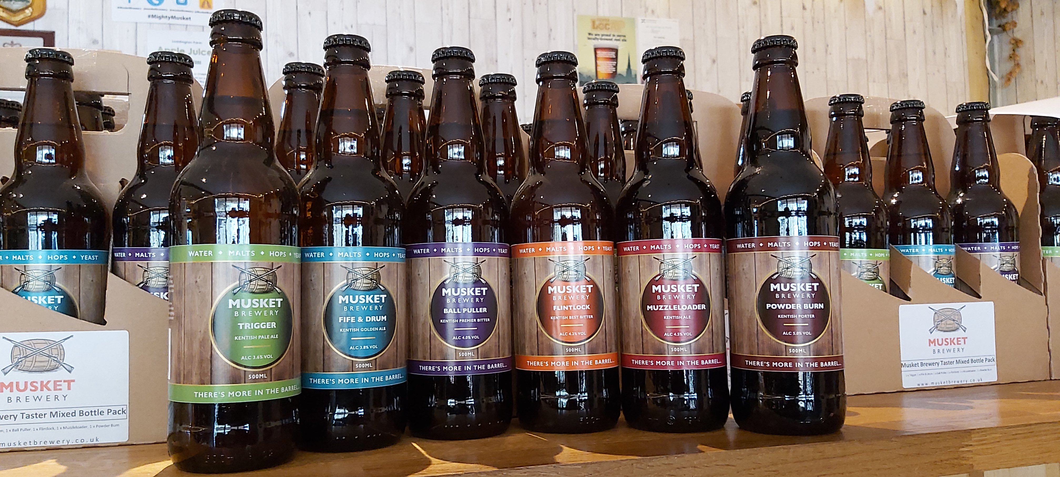 A New Way to Enjoy Musket Brewery Beers! - Produced in Kent