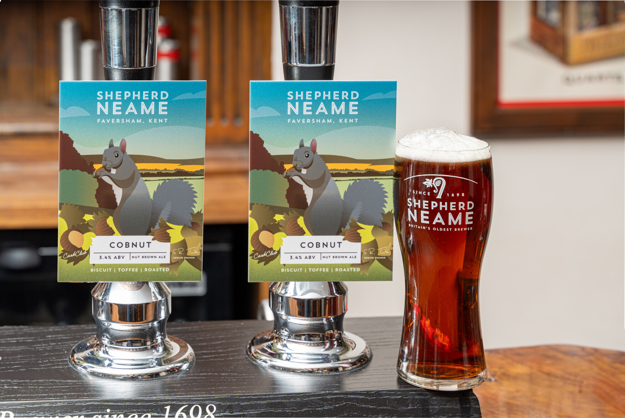 Go nuts for new flavours with Shepherd Neame's Cobnut - Produced in Kent