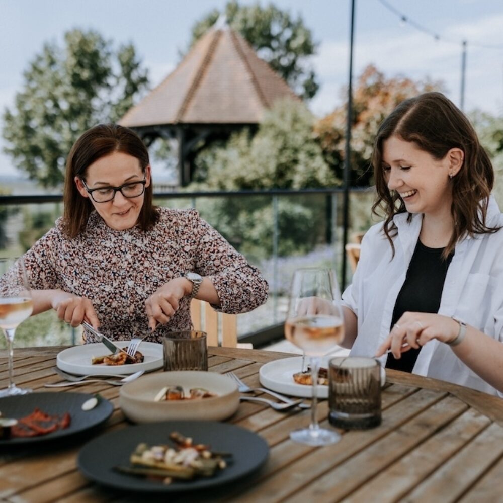 Alfresco Dining at 2AA Rosette Restaurant, The Ferry House - Produced ...