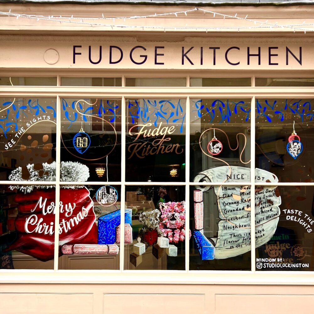 Fudge Kitchen unveils sweet festive window display to celebrate the ...
