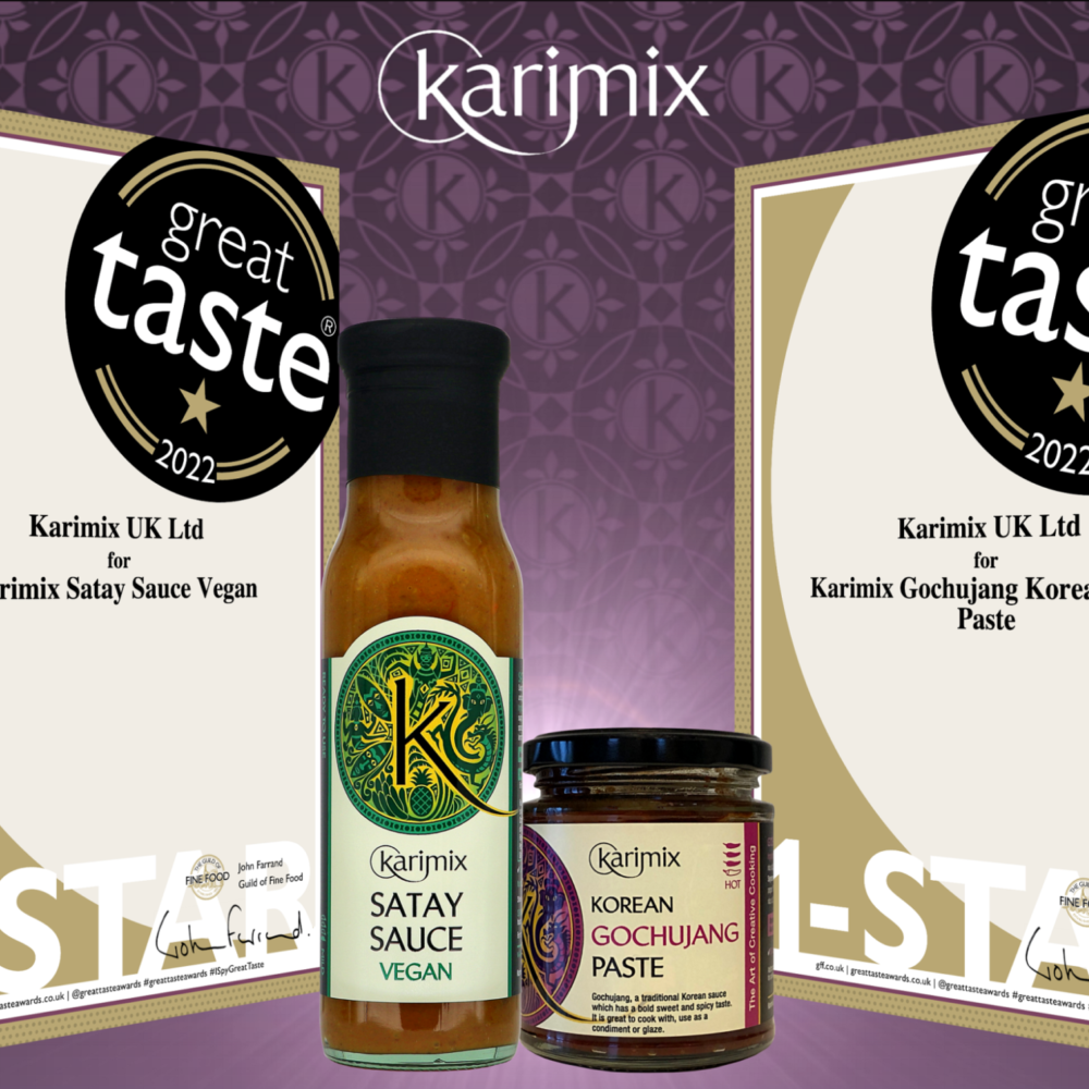 Karimix receive two awards at the Great Taste Awards - Produced in Kent