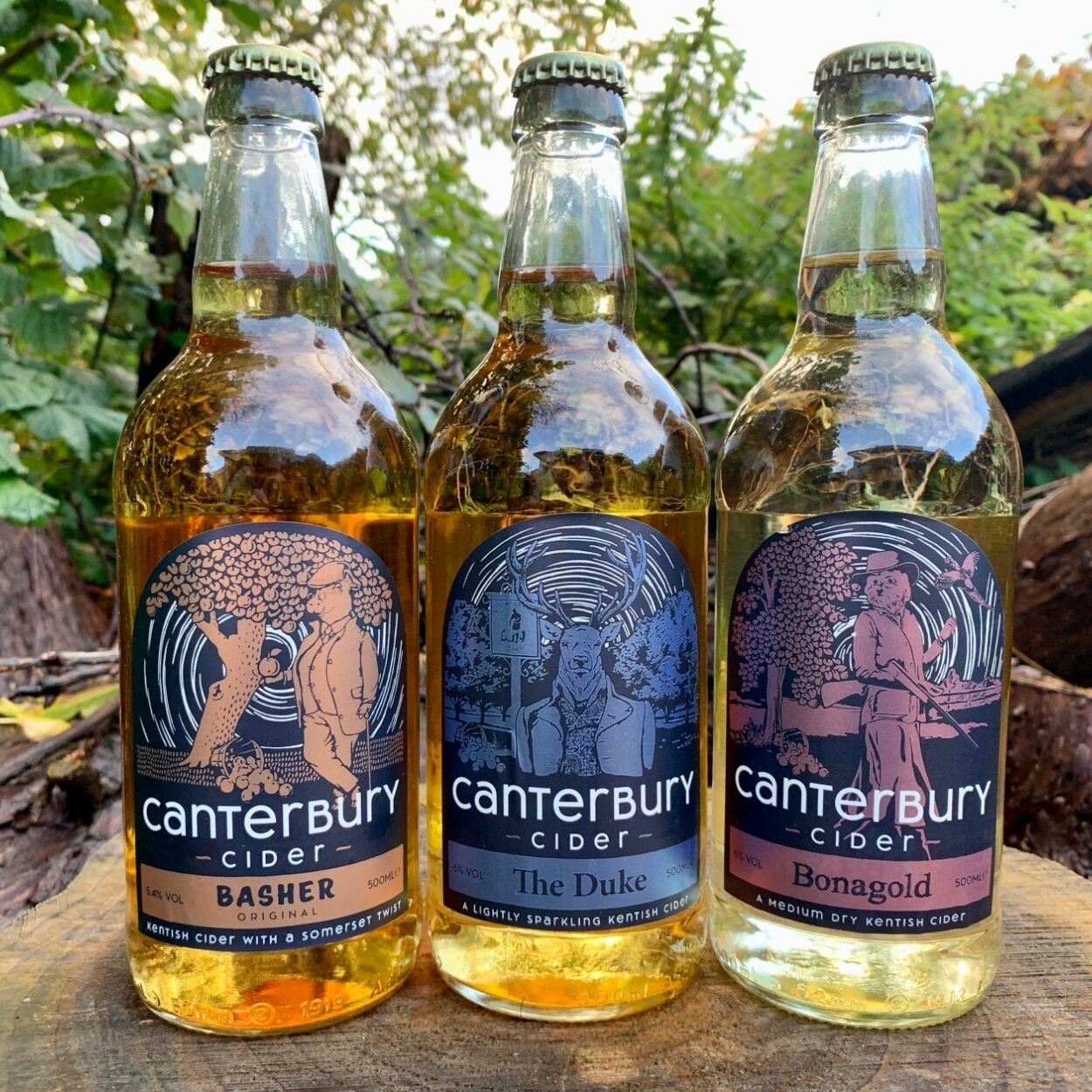The Cider Critic rates trio from Canterbury Cider - Produced in Kent