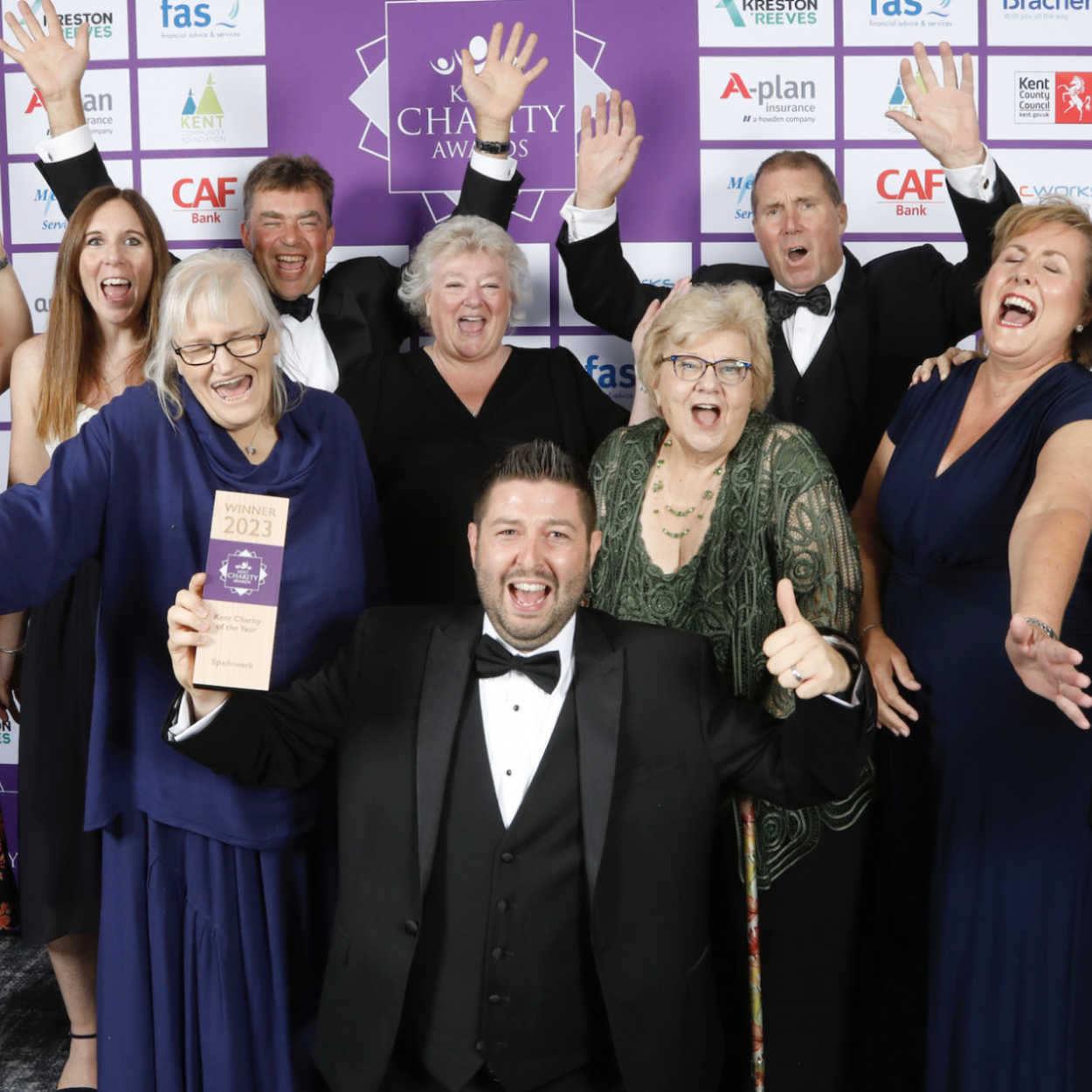 Spadework scoops Kent Charity of the Year 2023 accolade! - Produced in Kent