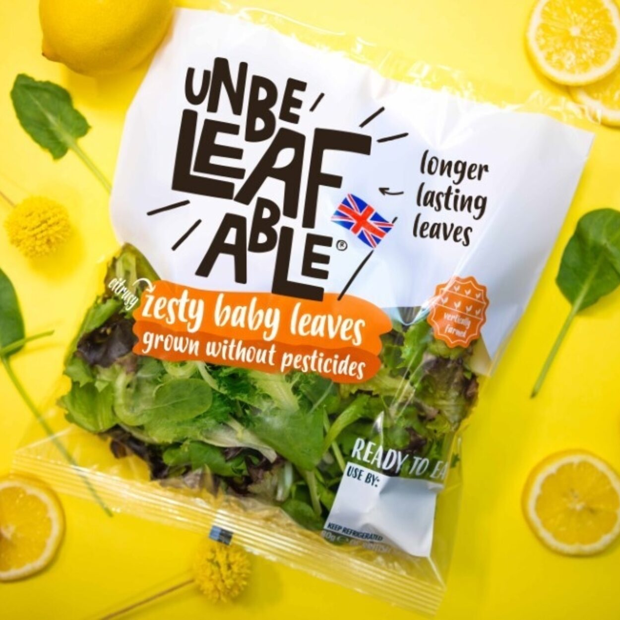 Award-winning vertical farm adds to Unbeleafable bagged salad range in ...